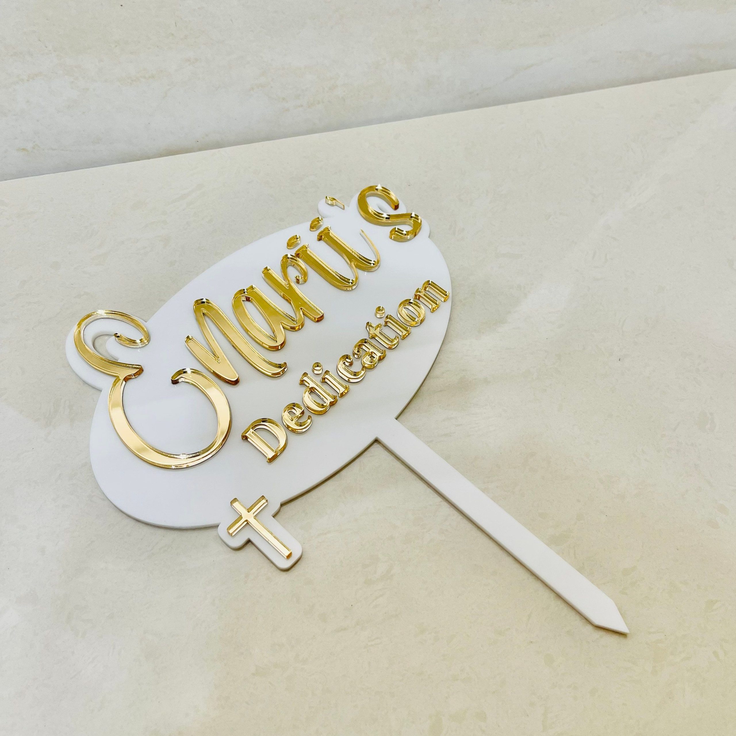 layered acrylic topper 150mm – Stickit Crafts